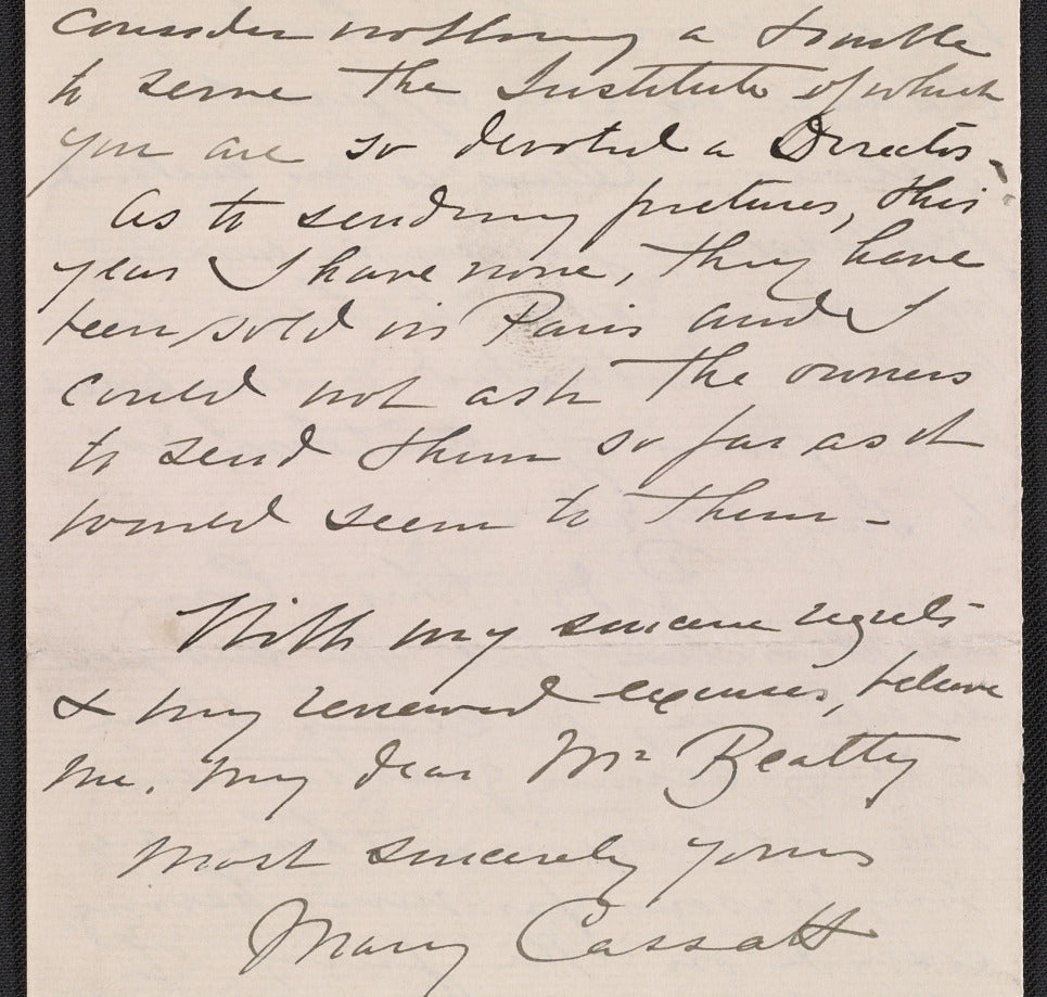 Cursive writing is back, baby. – From Jane M. Mason